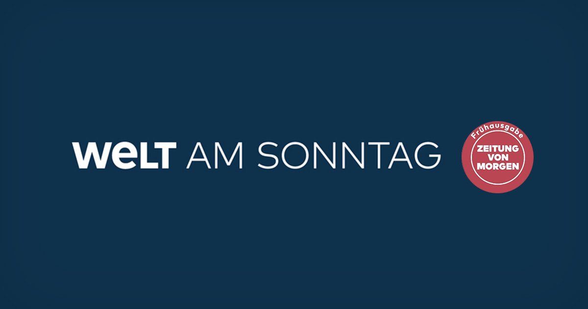 Welt am Sonntag Frühausgabe | kurz vorgestellt - PMG Presse-Monitor